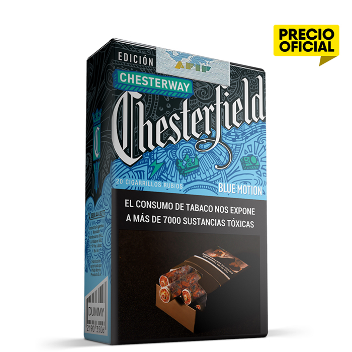 Chesterfield Blue Motion común 20 - Edición Limitada - Comprar ...